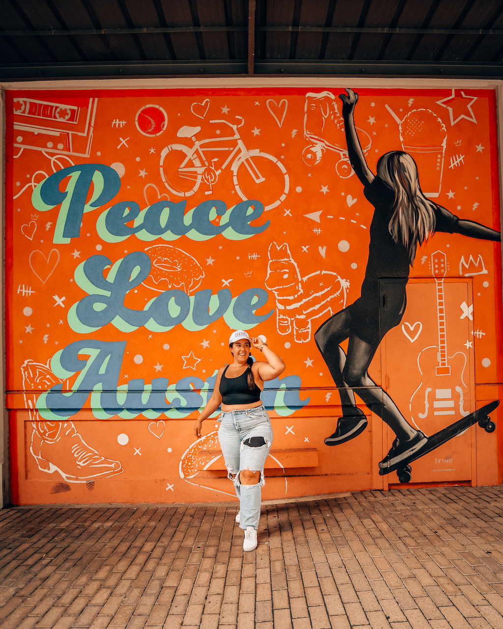 austin-peace-love-austin-mural-copy - Globelle Gina