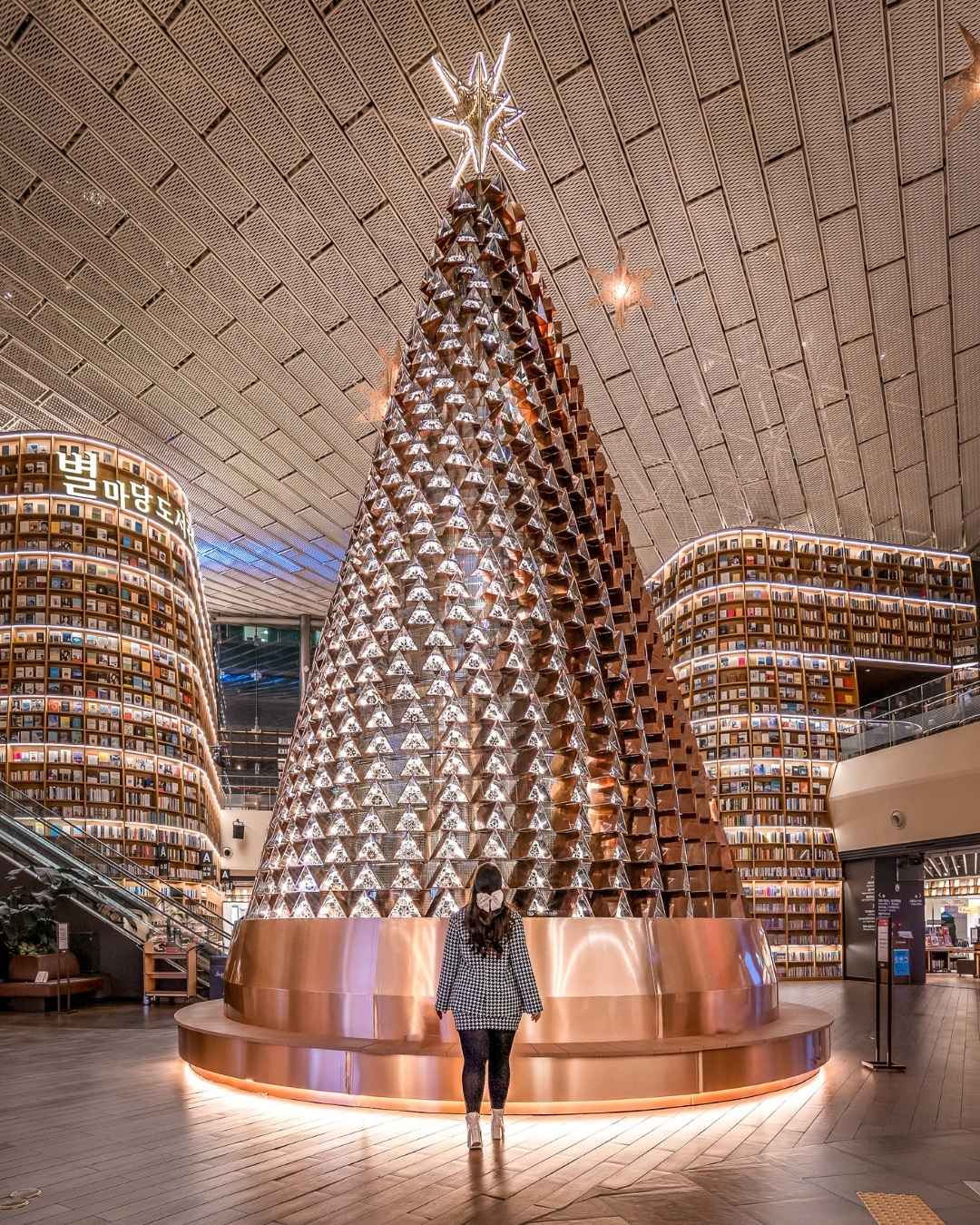 coex library starfield mall christmas tree - Globelle Gina